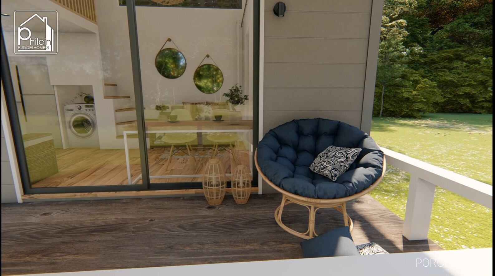 26 Sqm Tiny House Plan with Porch and Loft Basic Floor - Etsy UK