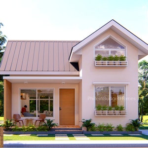 Spacious Small Family House Design with 1-bedroom, Loft Bedroom Basic ...