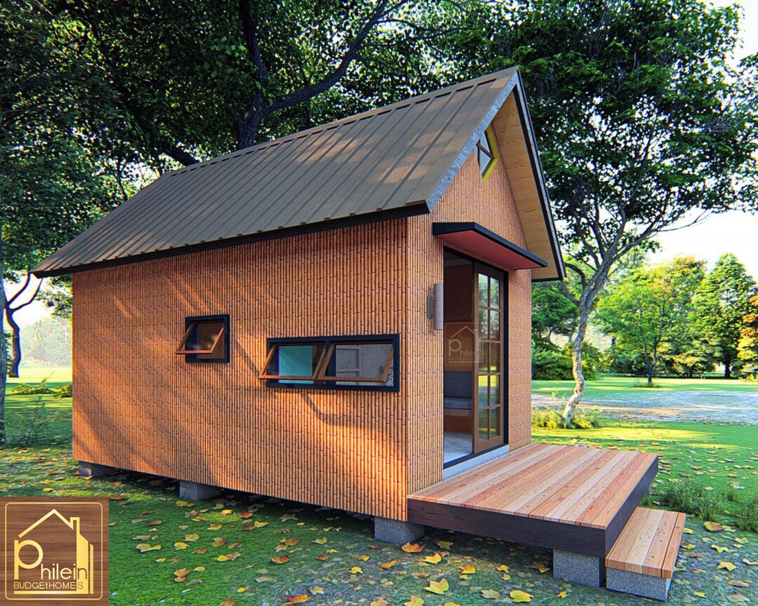 Modern Bahay Kubo 3x6 Meters With 1 Bedroom and Loft Bedroom Basic ...