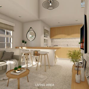 Beautiful Small House 58 Sqm With 1 Bedroom and Loft, Basic Floor Plan ...