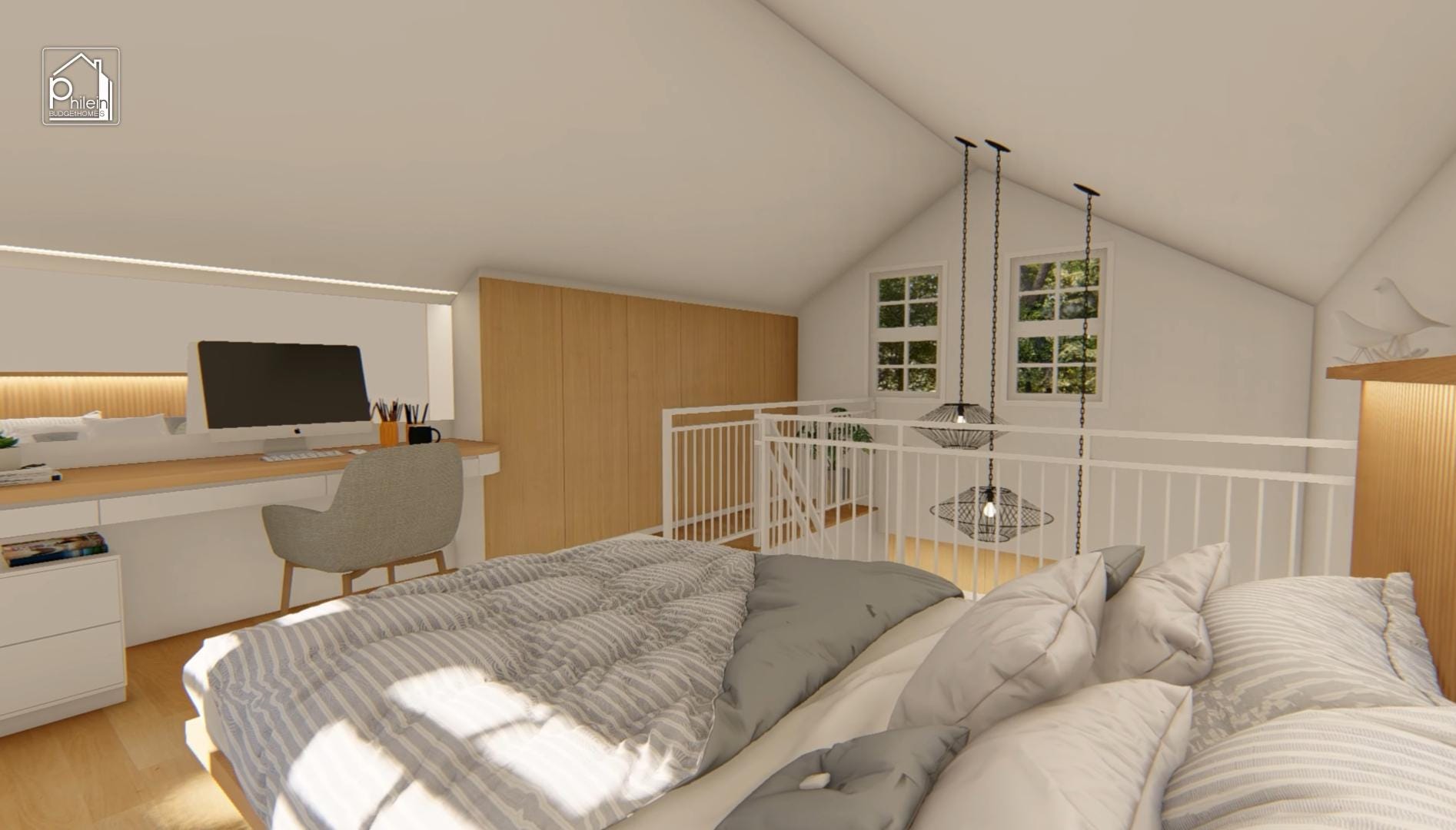 Small House Plan 49 Sq Meter: 1 Bedroom With Loft (digital Download) - Etsy