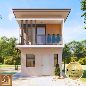 Small House Design: 3 Bedroom, 60 Square Meter Floor Plan Elevations ...