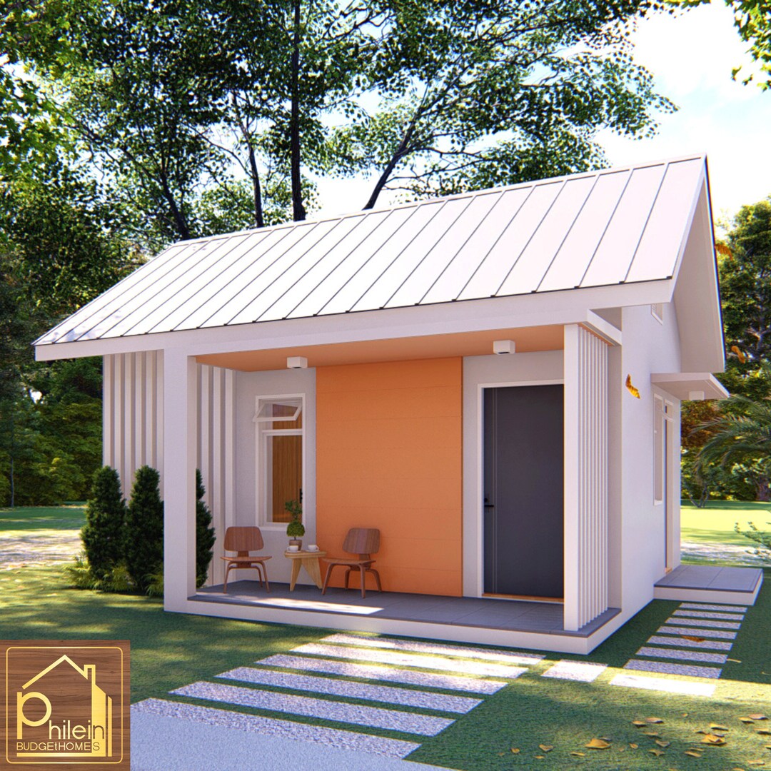 Simple Family House Plan With 1 Bedroom and Loft Bedroom 452 Sq Ft ...