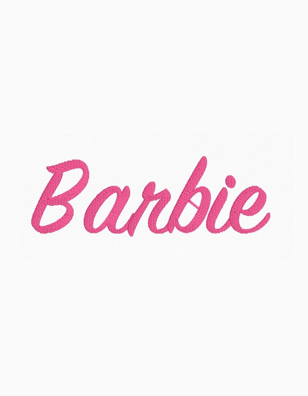 Barbie Word Embroidery Design – 5 Formats – Digital Download - Etsy