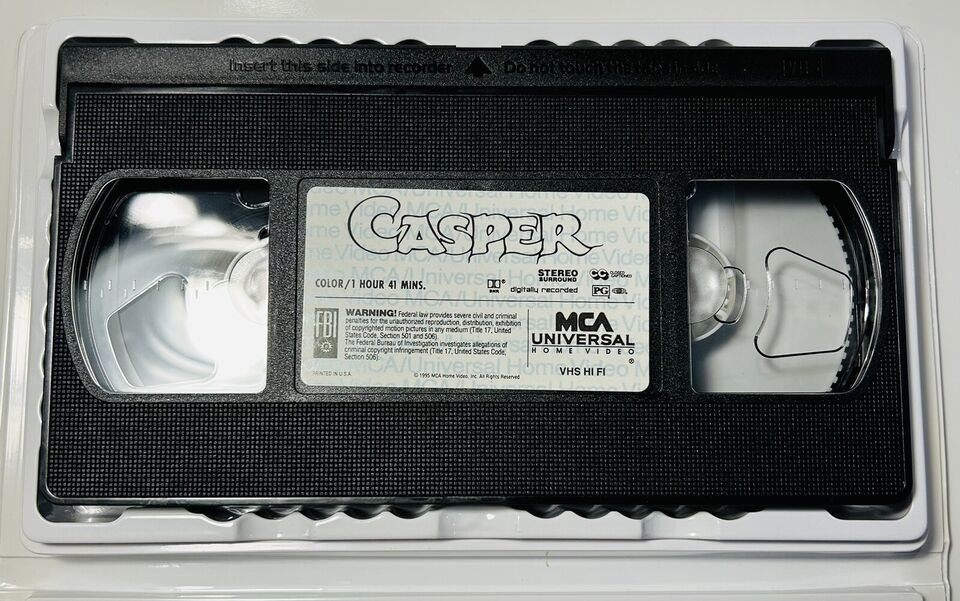 Casper VHS Tape - Etsy
