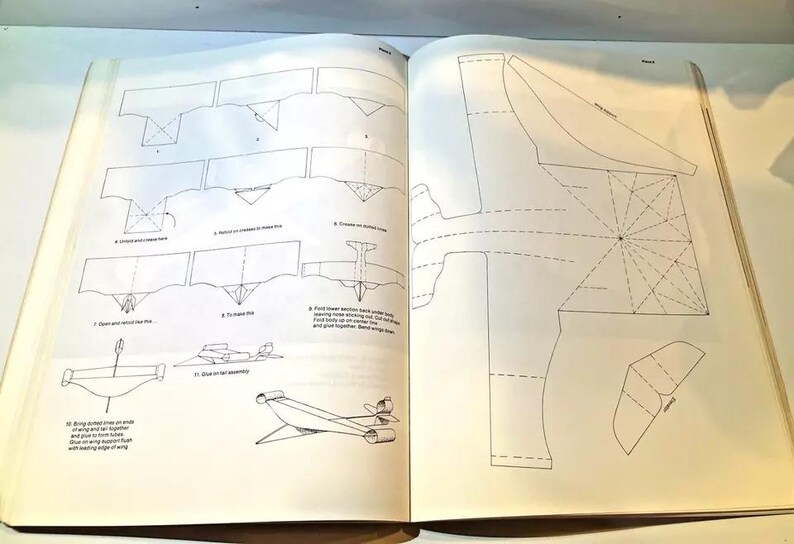 Signed Paper Airplane Book, 1971 Edition - Etsy