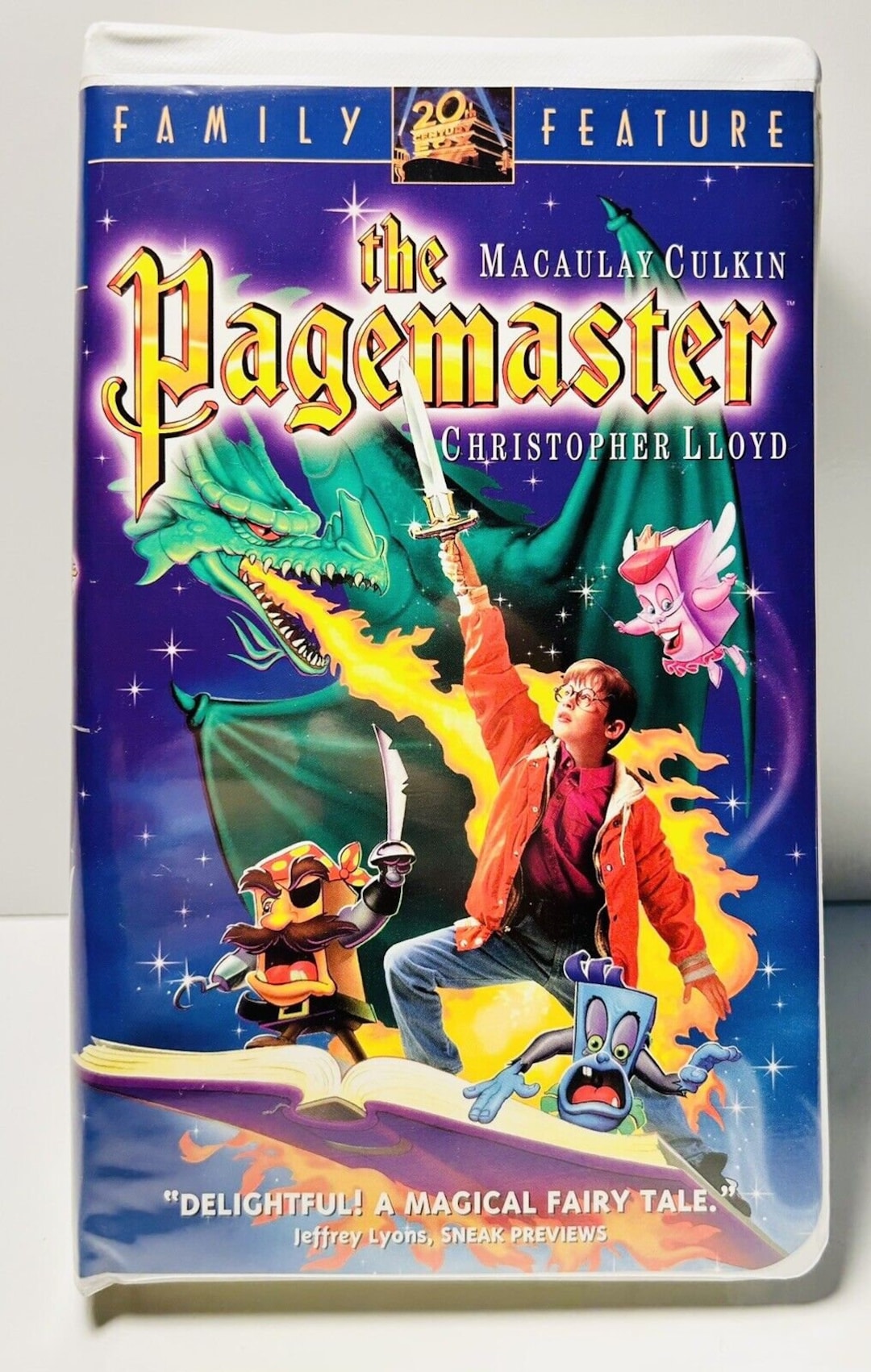 The Pagemaster VHS Tape - Etsy