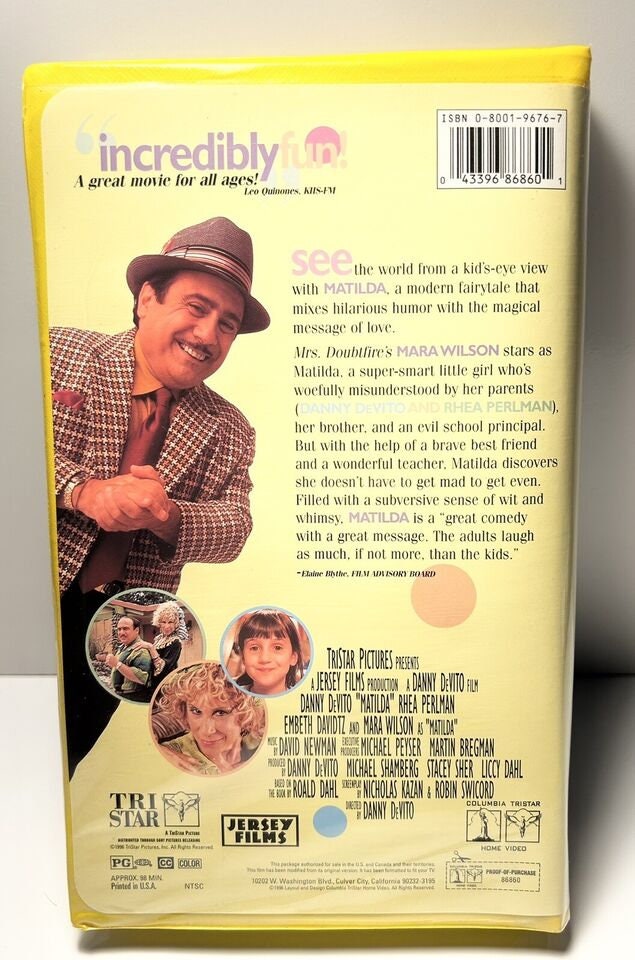 Matilda VHS Tape - Etsy