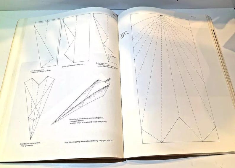 The Great International Paper Airplane Book - Etsy