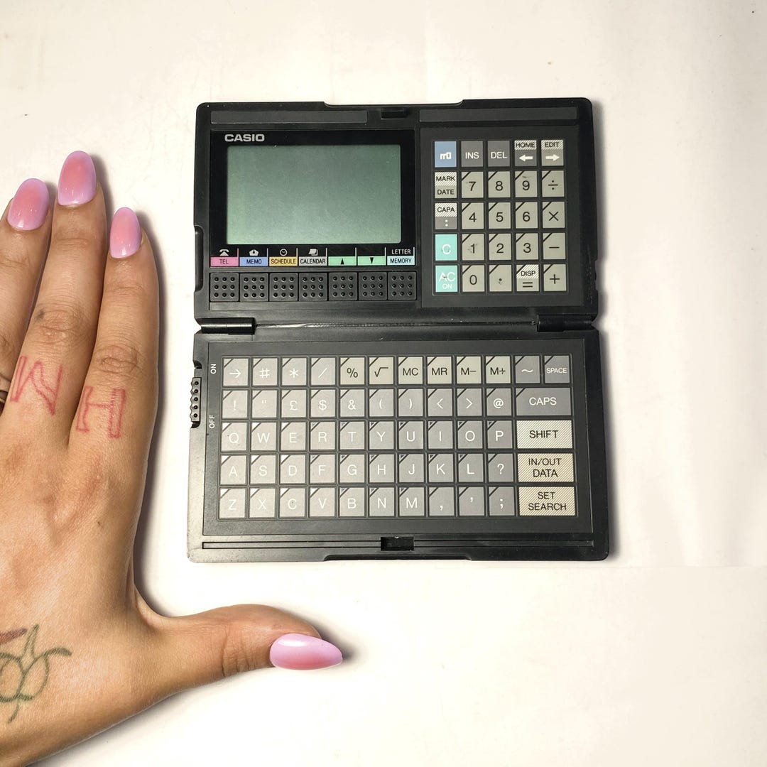 Casio SF-4000 Digital Diary Organizer Calculator Calendar Vintage 1980 ...