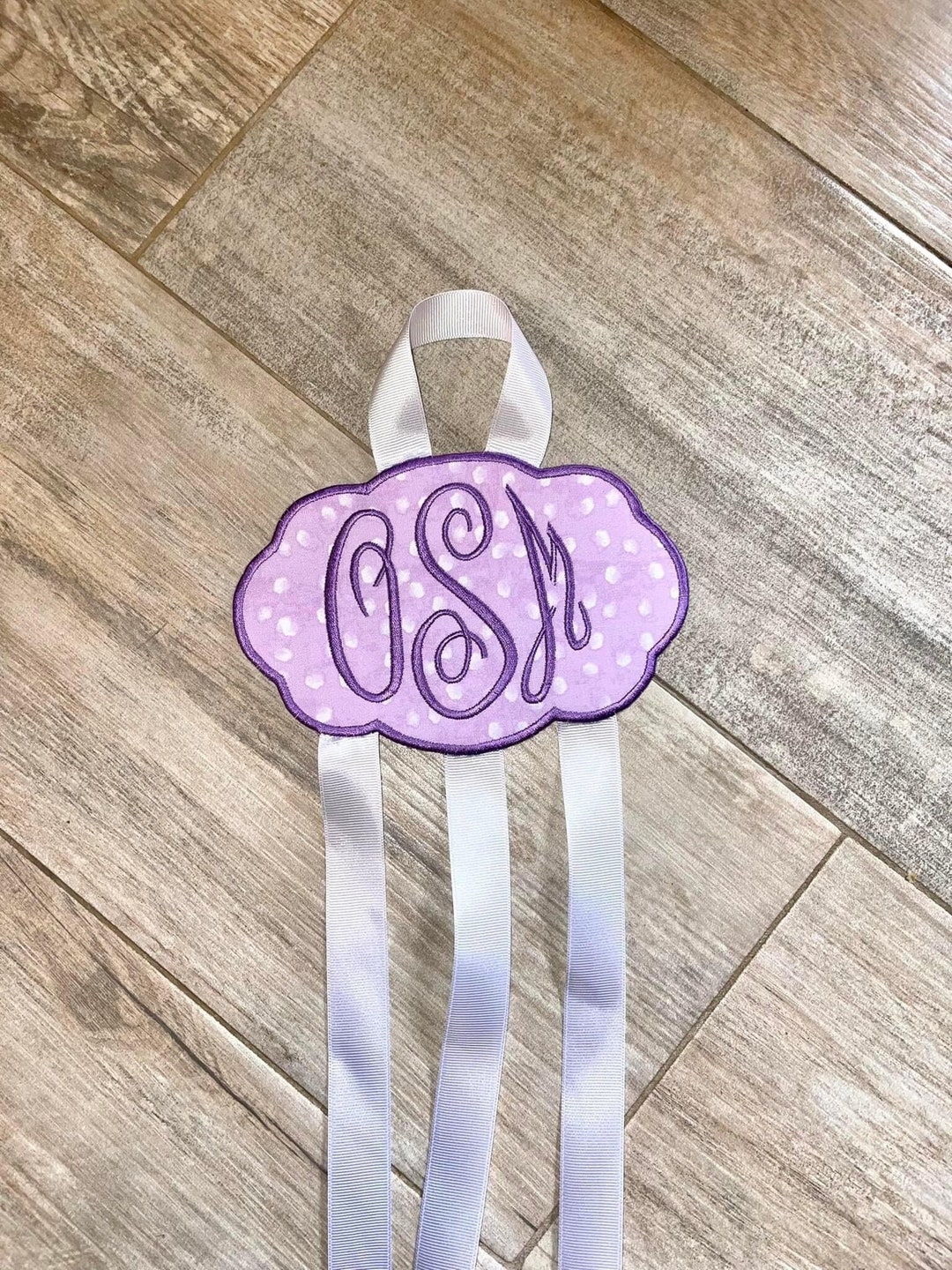 Custom Monogram Bow Holder, Baby Girl Bows, Hair Bow Holder, Girl Gift ...
