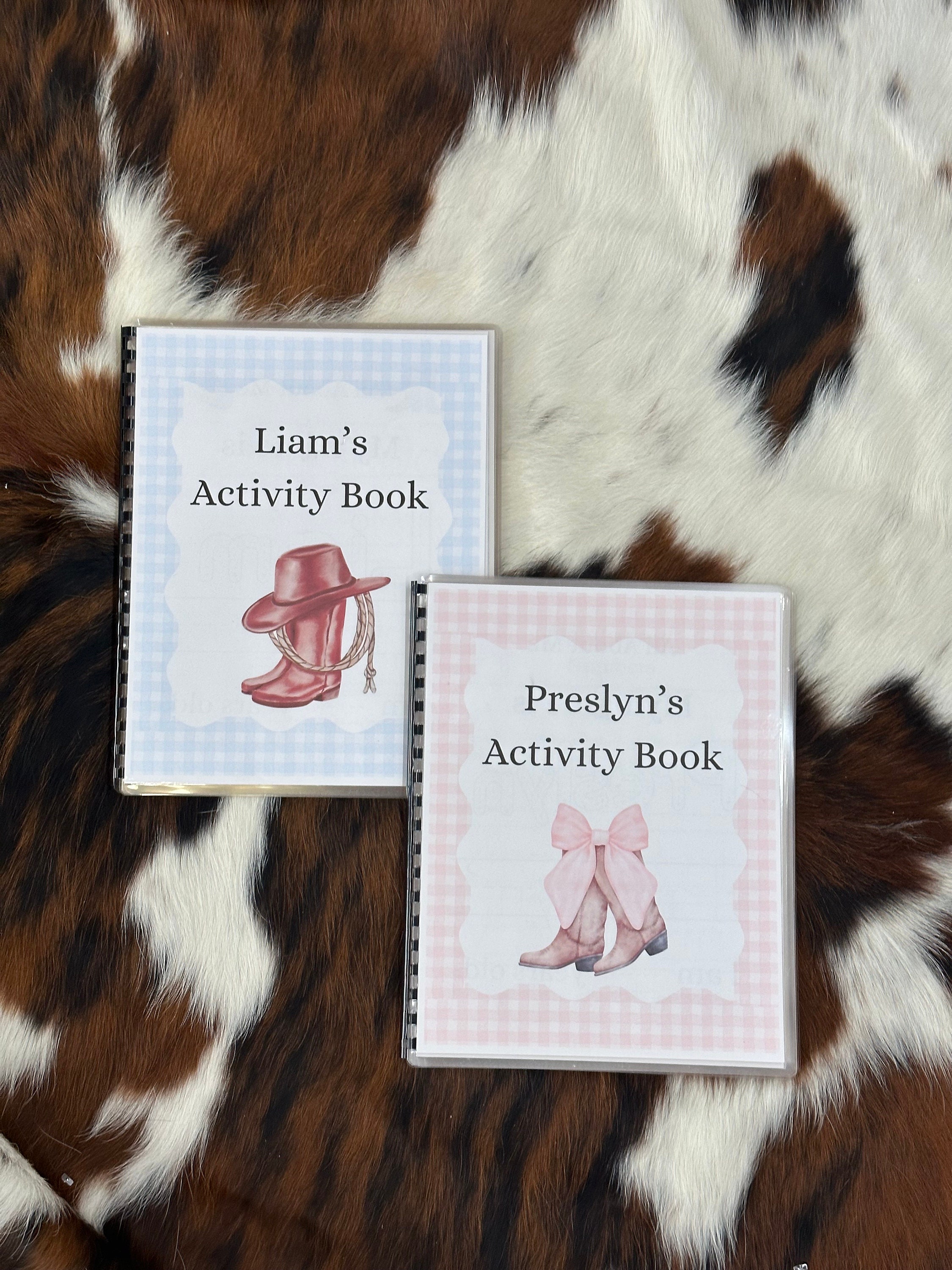 Toddler Activity Book, Dry Erase, Tracing Book, Custom Kids Drawing ...