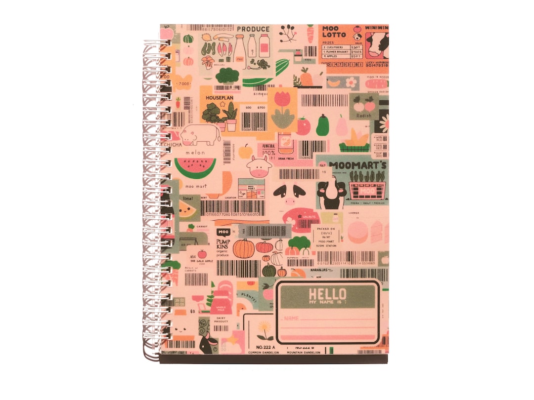 Moo-mart Reusable Sticker Collection Book - Etsy