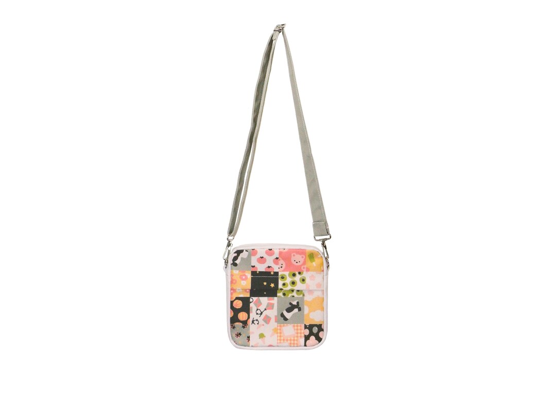 Moo Quilt Small Shoulder Bag, Small Size Shoulder Purse, Canvas ...