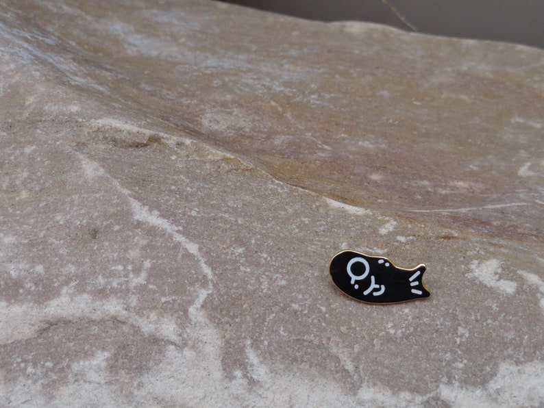 Fish 2 Enamel Pin - Etsy