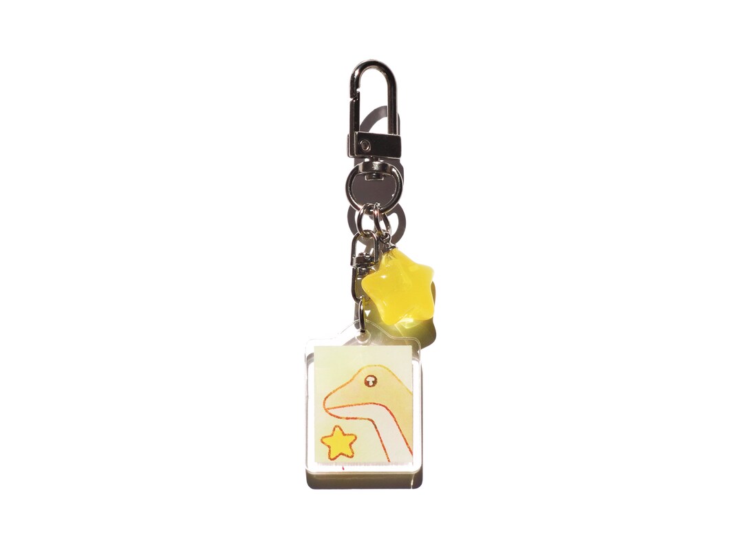 Dinosaur Acrylic Keychain - Etsy