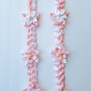 Graduation Lei in White and Pink. - Etsy