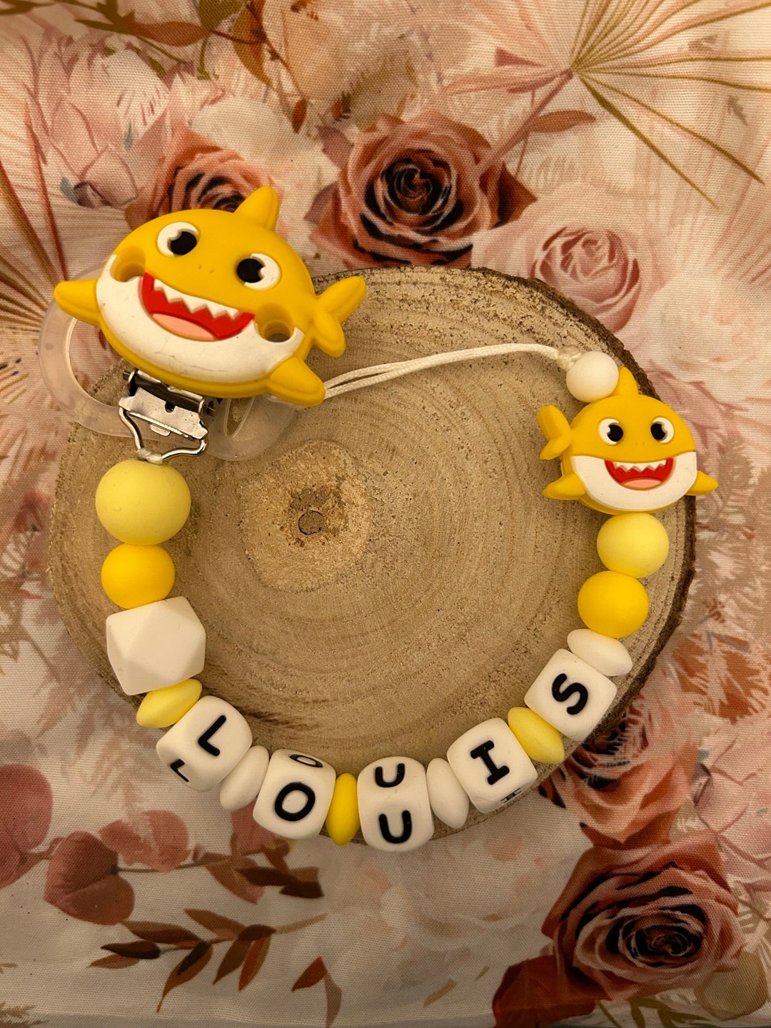 Baby Shark Pacifier Clip - Etsy