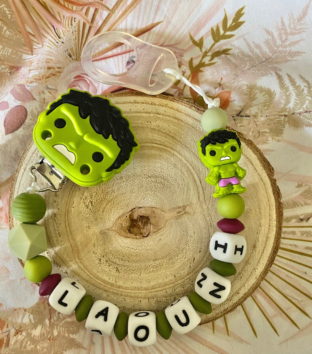 Hulk Pacifier Clip - Etsy