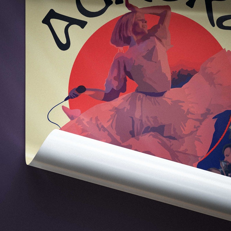 AURORA - 2022 European Tour Poster - Etsy