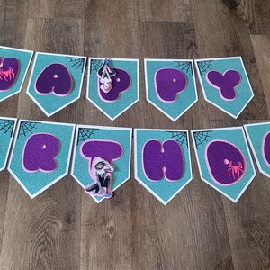 Gwen Happy Birthday Banner - Etsy
