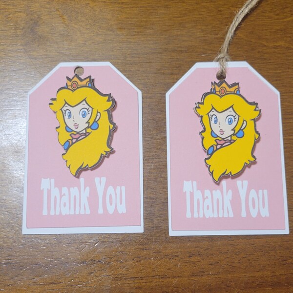 Princess Peaches Thank You Tags - Etsy