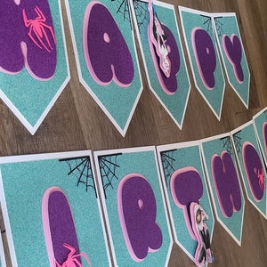 Gwen Happy Birthday Banner - Etsy