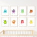 Monster Clipart: Crayon Art PNG Bundle (commercial Use) - Etsy UK