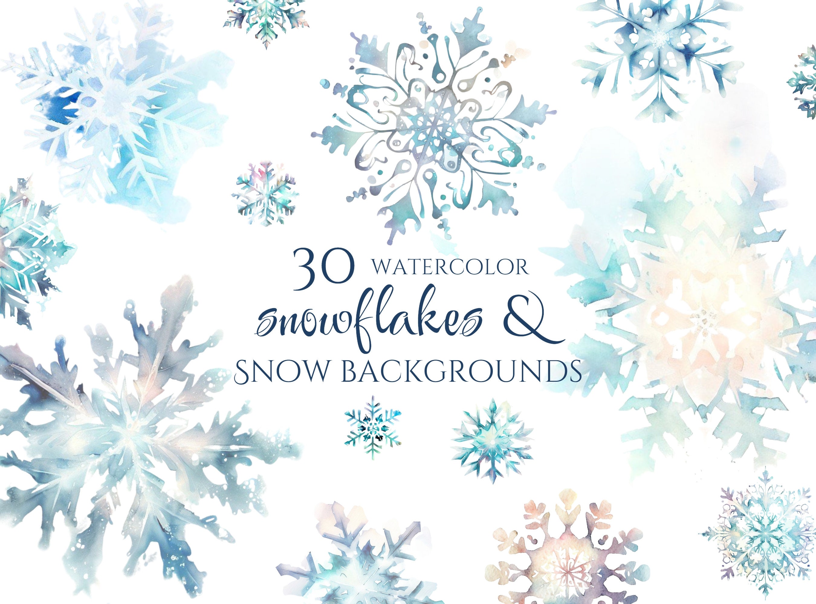 Snowflake Clipart Background