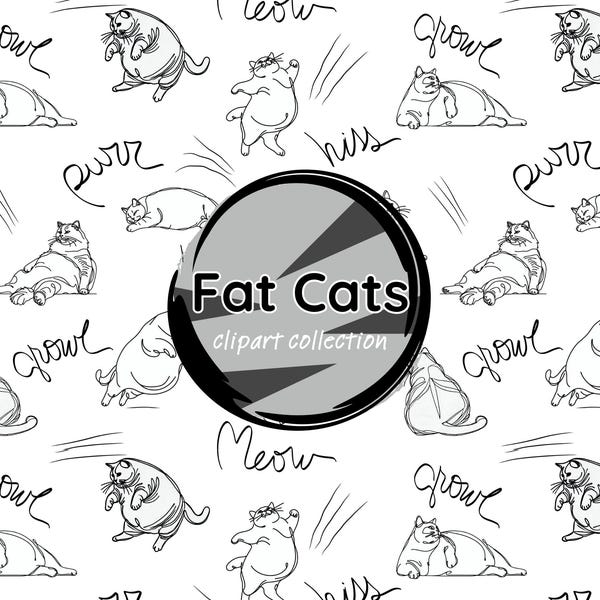 Fat Cat - Etsy