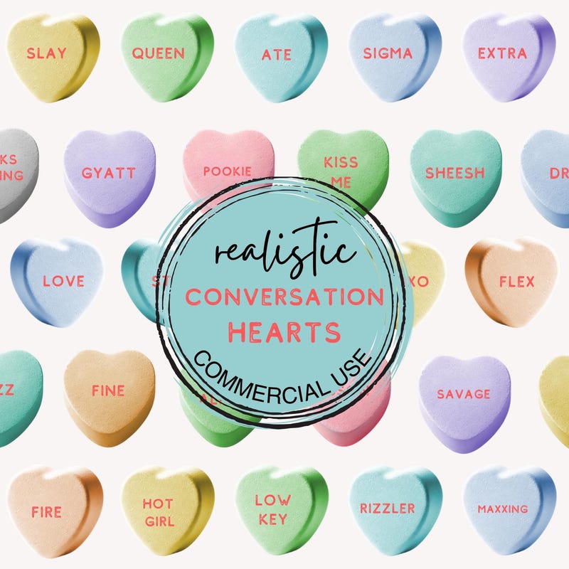 Conversation Heart - Etsy