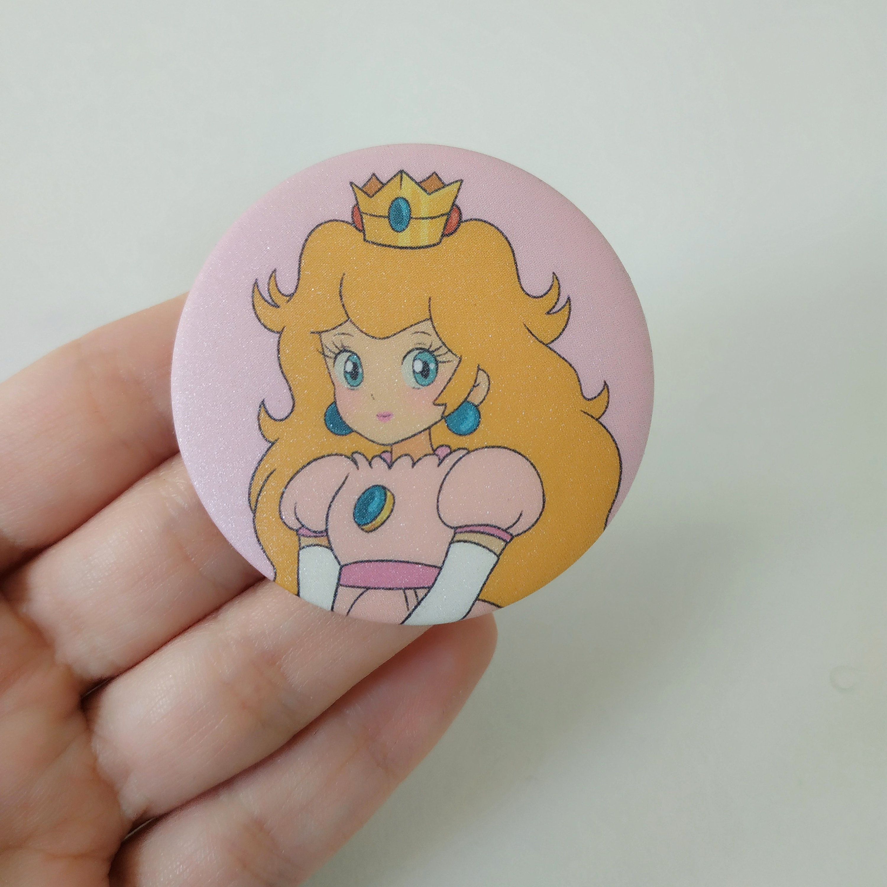 Button Princess Peach and Princess Daisy - Etsy