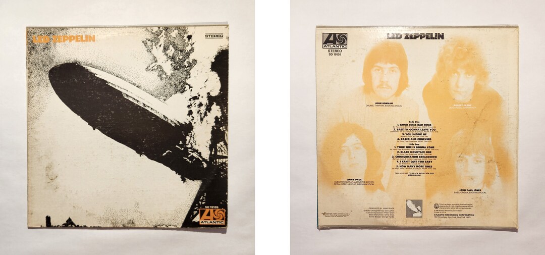 Led Zeppelin Vinyl Albums - Etsy