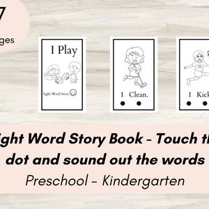 Sight Word Story Book (I)- Touch the Dot and Sound Out the Words ...