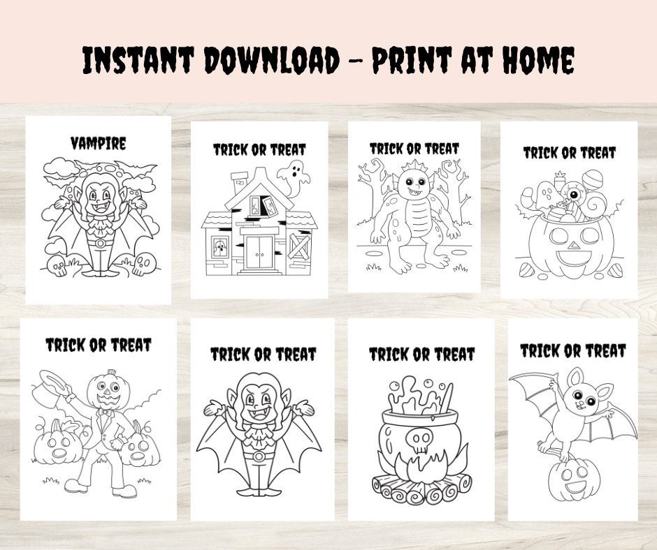 Halloween Coloring Pages for Children, Toddler Halloween Coloring ...