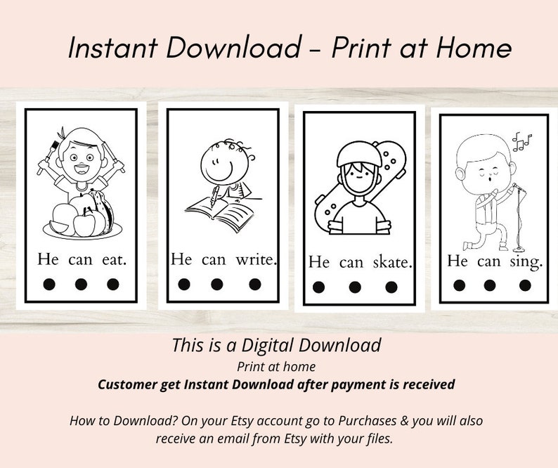 Sight Word Story Book (HE) - Touch the Dot and Sound Out the Words ...