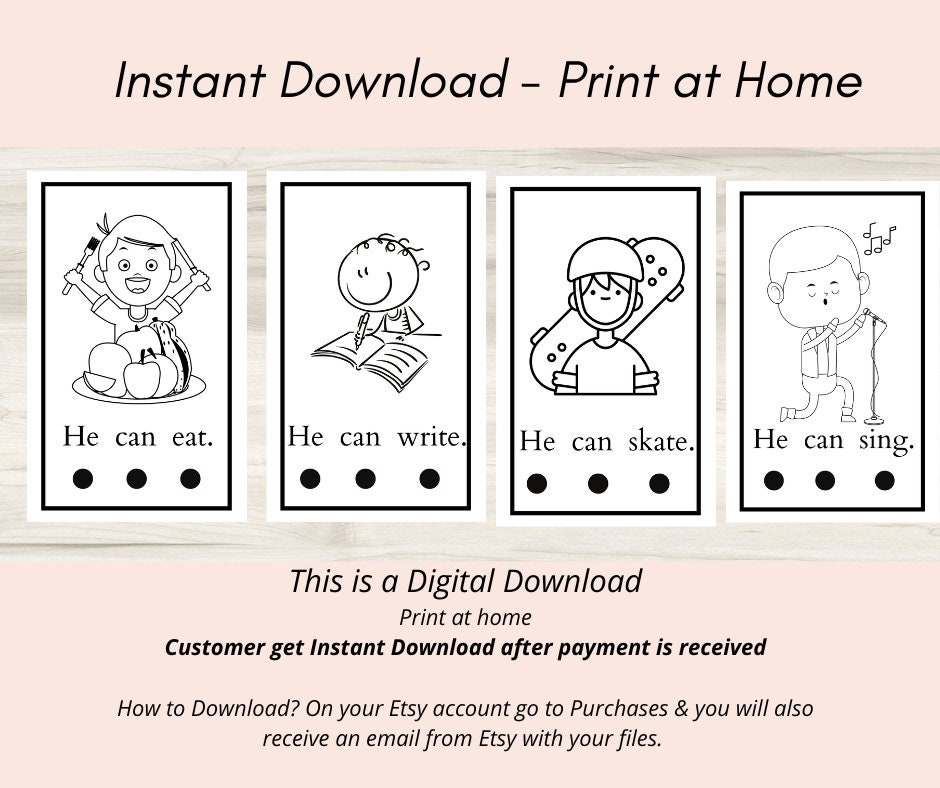 Sight Word Story Book (HE) - Touch the Dot and Sound Out the Words ...