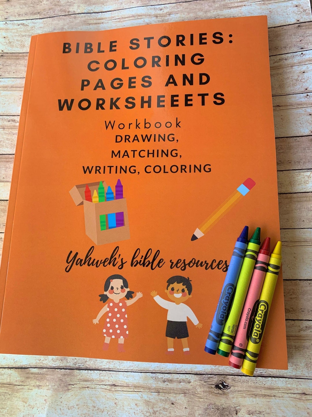 Bible Coloring Pages and Worksheets Book|kids Coloring Book| Bible ...