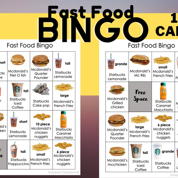 Fast Food - Etsy