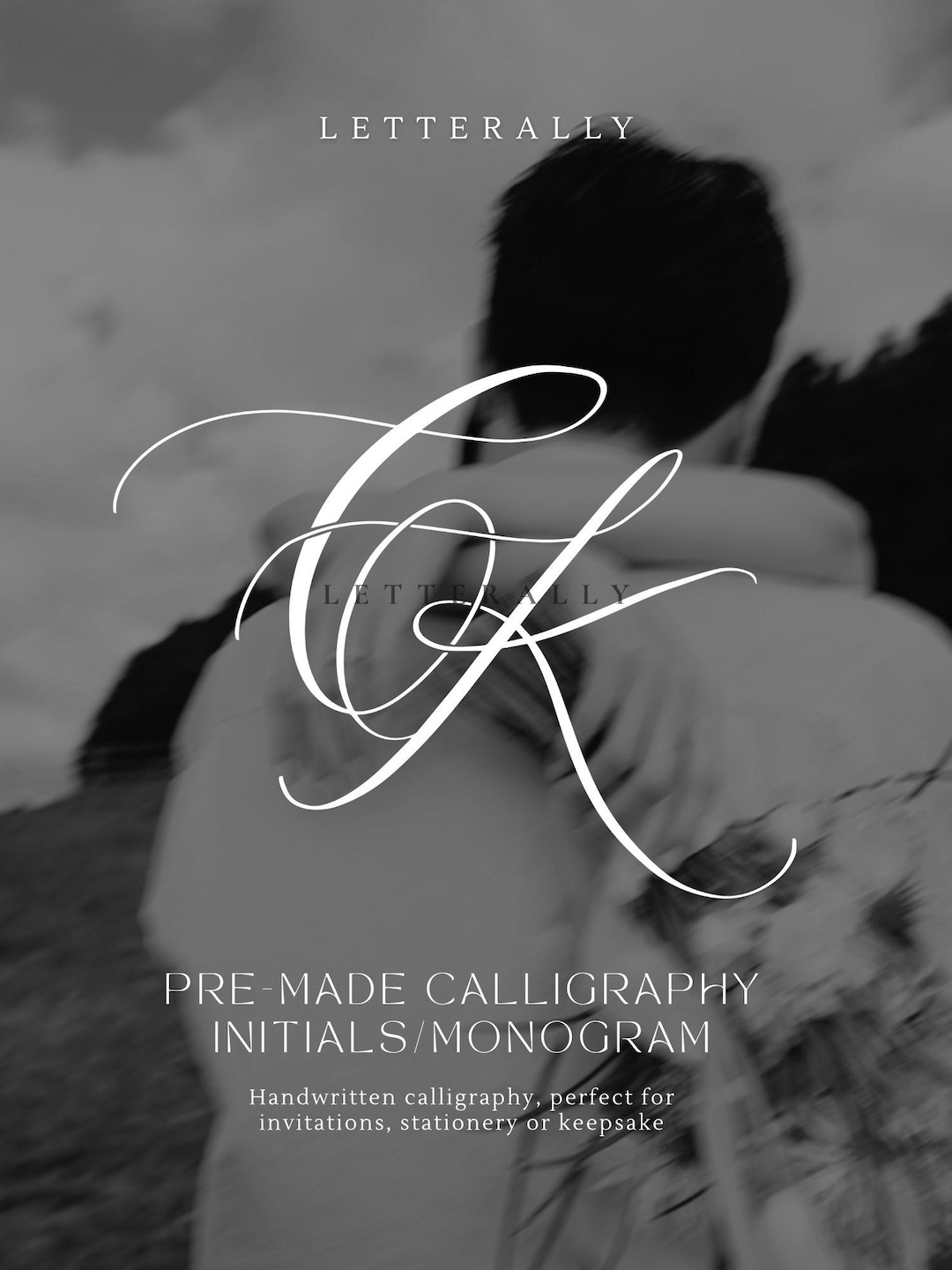 CK | Pre-made Initials/monogram Calligraphy Design - Etsy