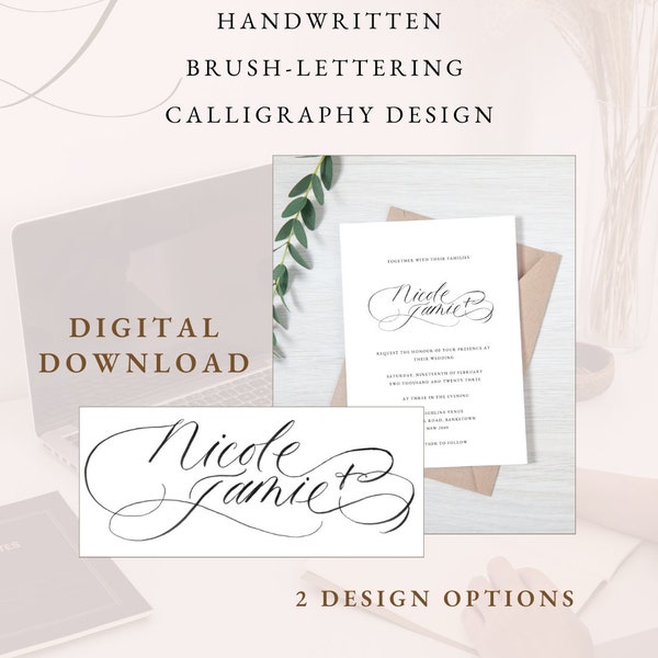 Wedding Calligraphy - Etsy