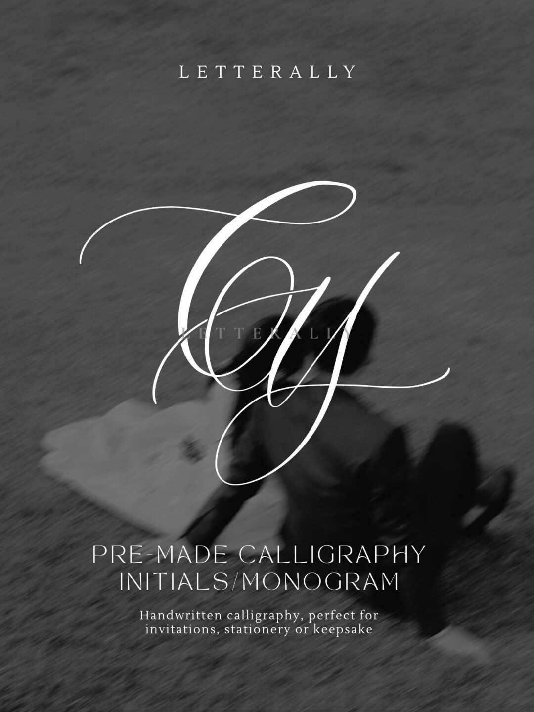 CY | Pre-made Initials/monogram Calligraphy Design - Etsy