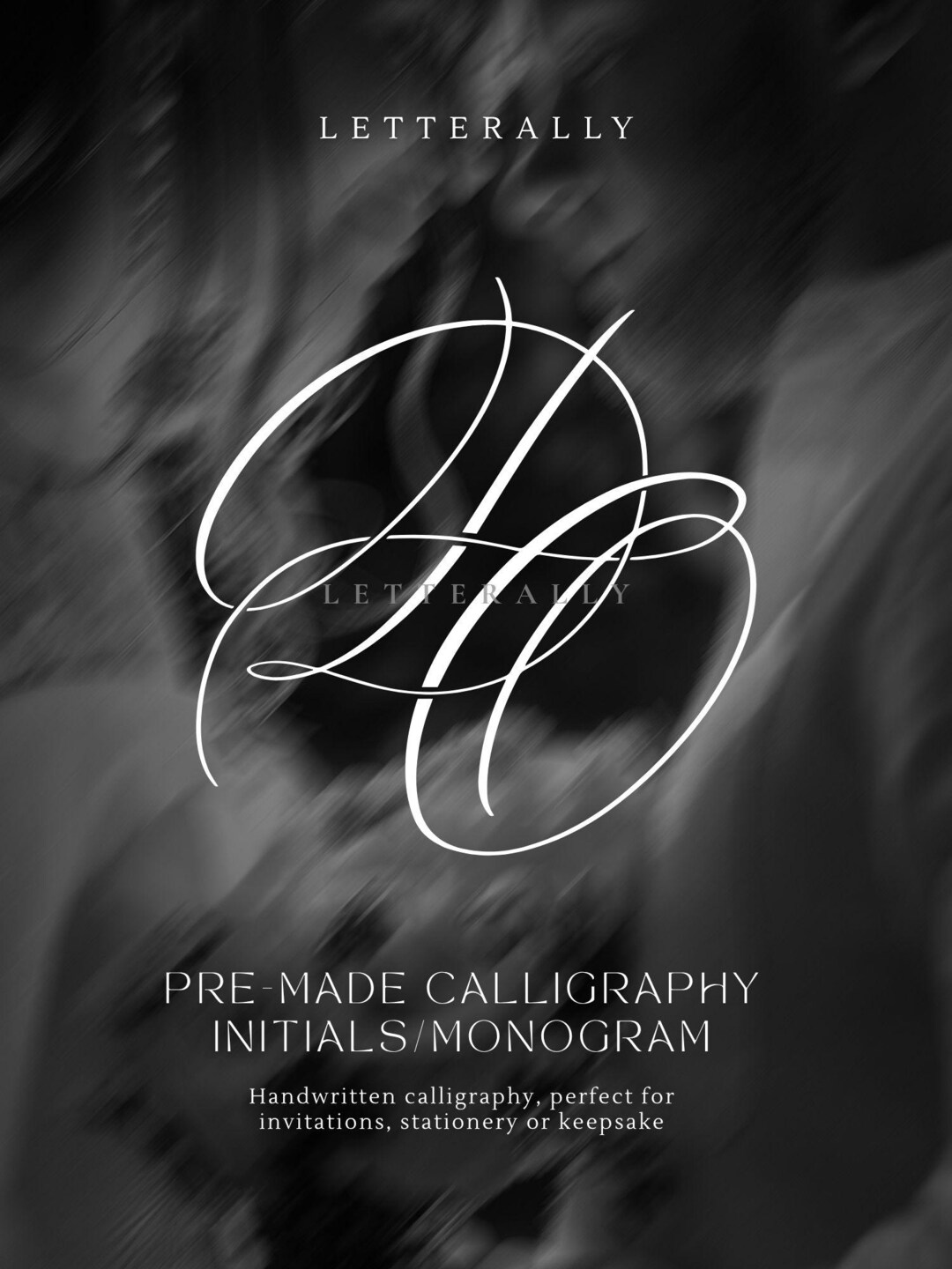 DO | Pre-made Initials/monogram Calligraphy Design - Etsy