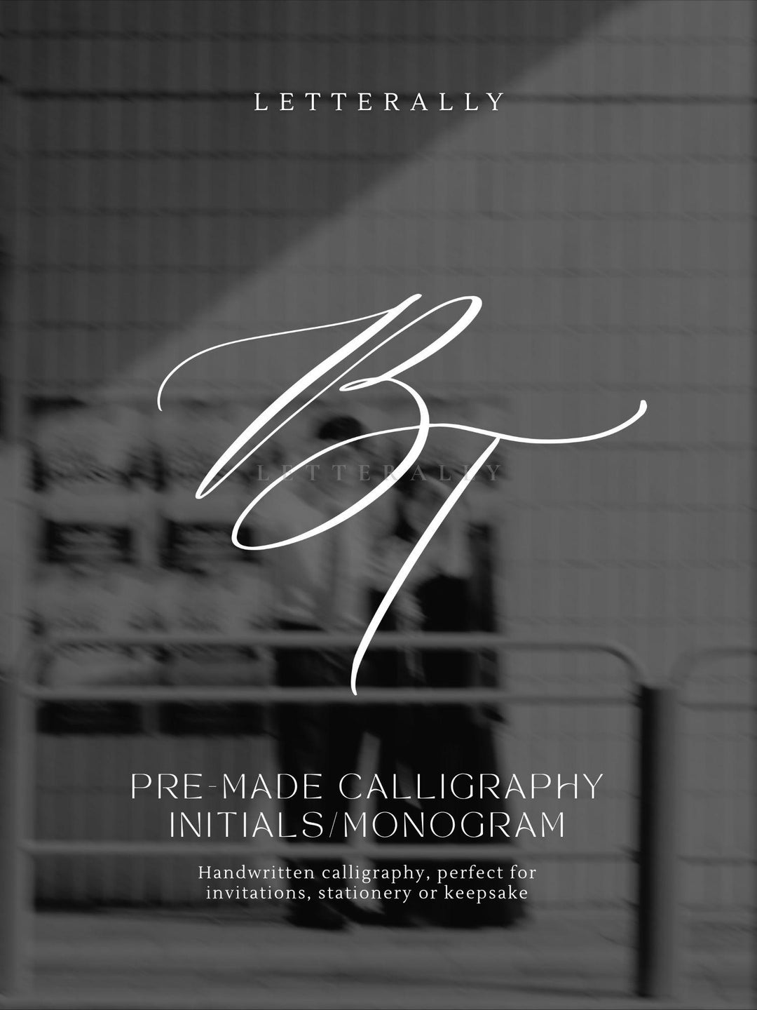 BT | Pre-made Initials/monogram Calligraphy Design - Etsy