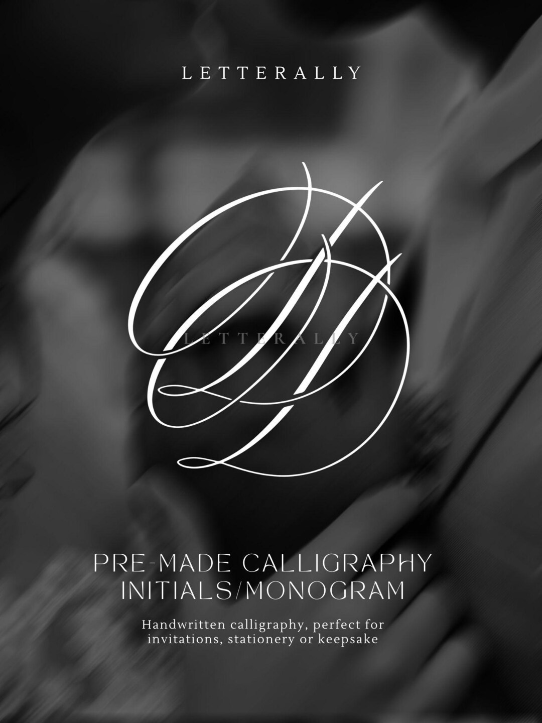 DD | Pre-made Initials/monogram Calligraphy Design - Etsy