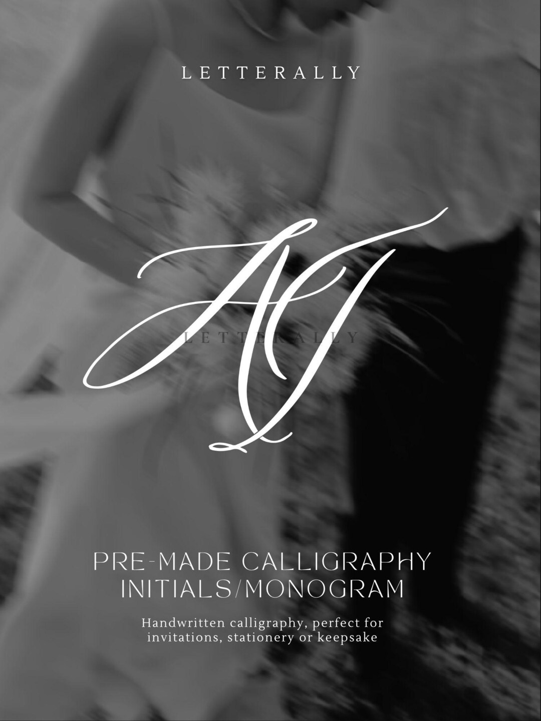 AI | Pre-made Initials/monogram Calligraphy Design - Etsy
