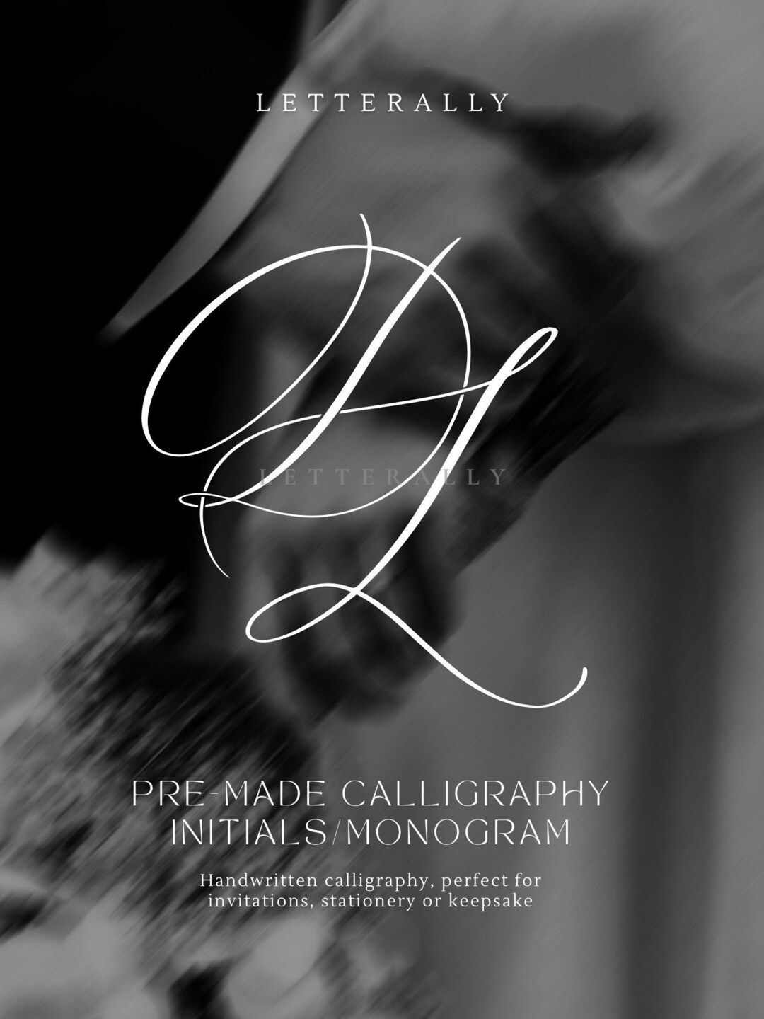 DL | Pre-made Initials/monogram Calligraphy Design - Etsy Australia