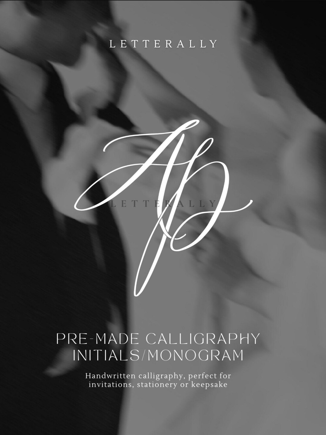 AP | Pre-made Initials/monogram Calligraphy Design - Etsy