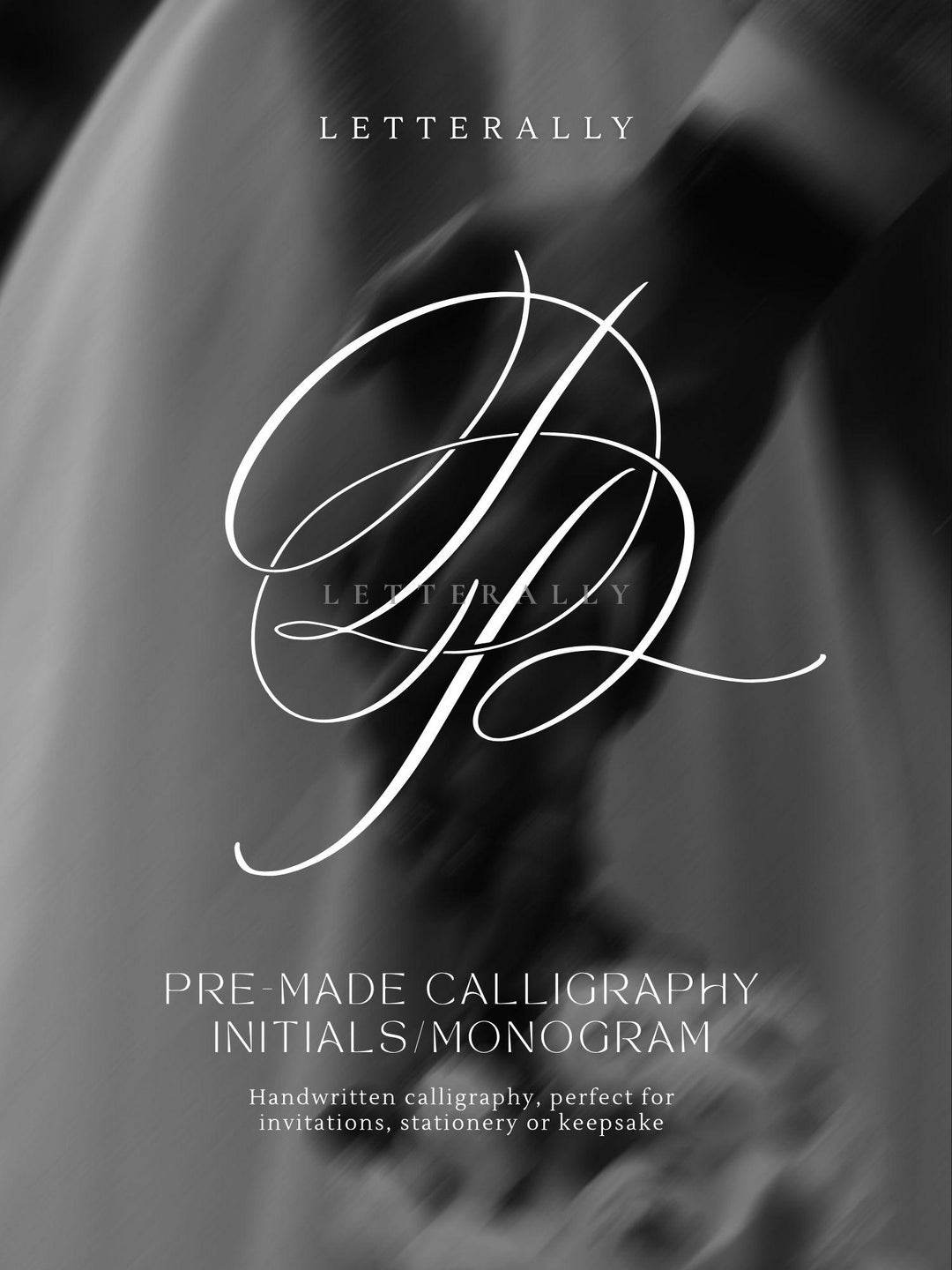 DP | Pre-made Initials/monogram Calligraphy Design - Etsy