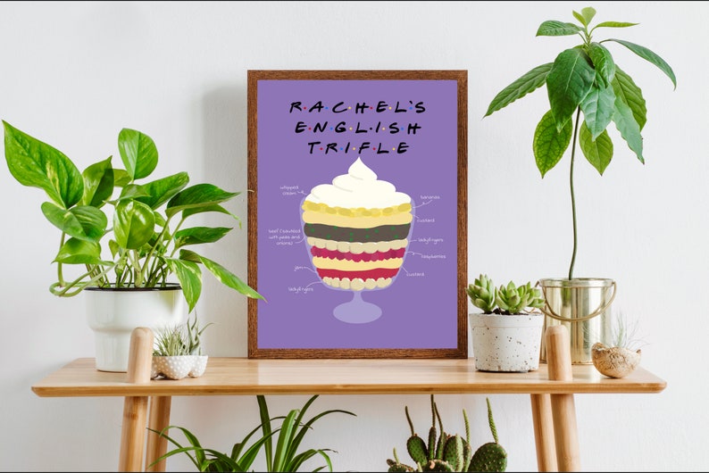 Rachel's English Trifle Poster - Etsy